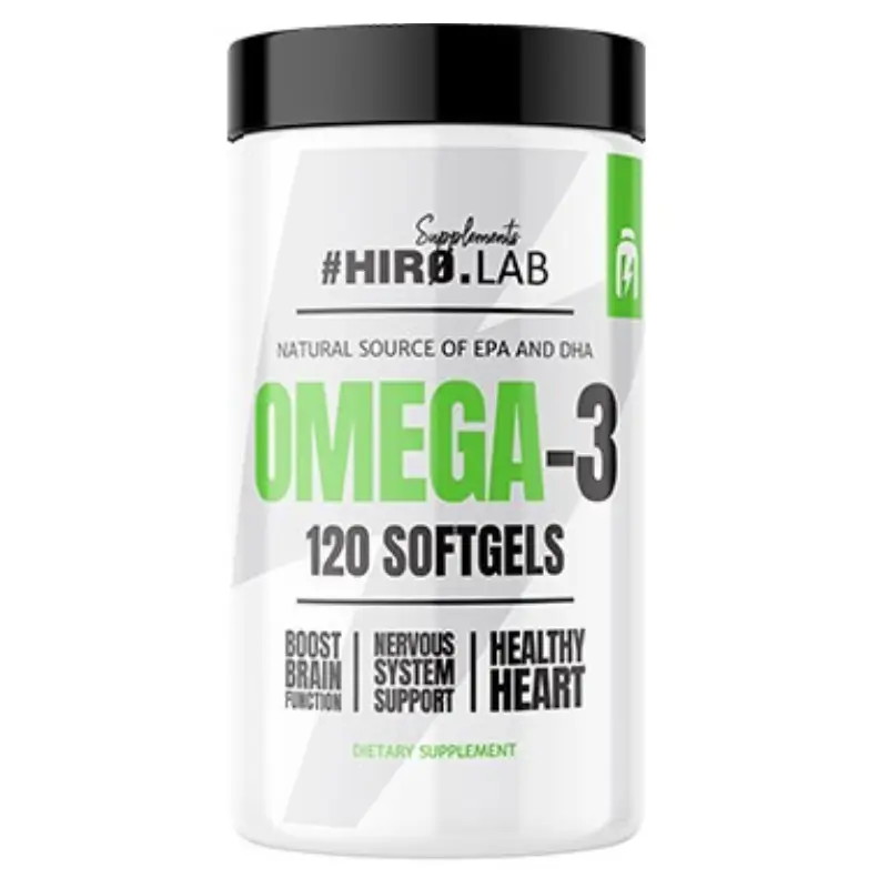 Omega 3 120 Capsules de Hiro Lab Suppléments au Maroc