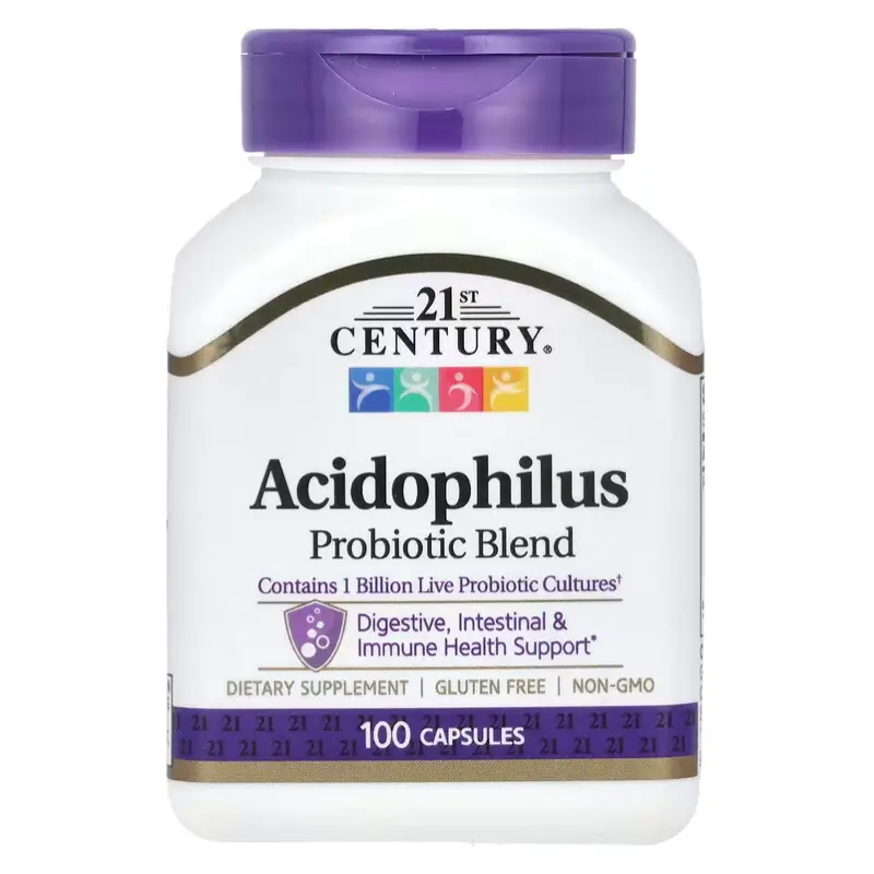 Acidophilus Probiotic Blend 100 Capsules de 21st Century